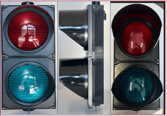 ZAM-TL200mm HiFlux LED Traffic Light RG 24V